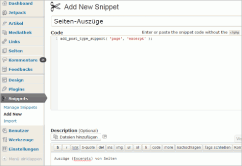 WordPress: Funktionen aus dem Admin-Bereich verwalten – perun.net