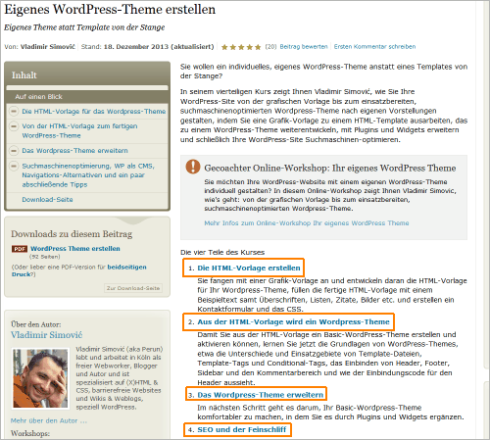 WordPress-Workshop: eigenes Theme erstellen – perun.net