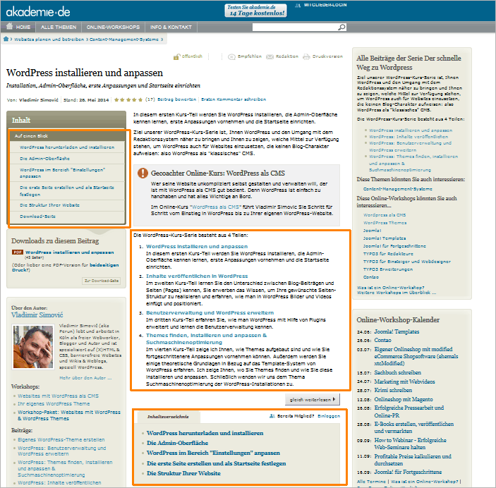 259 DIN-A4-Seiten kostenloses WordPress-Wissen: Anpassung, Administration, Themes-Entwicklung ...
