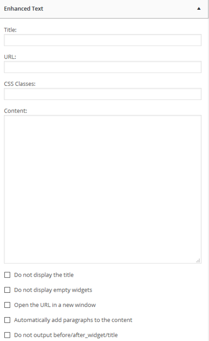 WordPress: Titel von Text-Widgets verlinken – perun.net