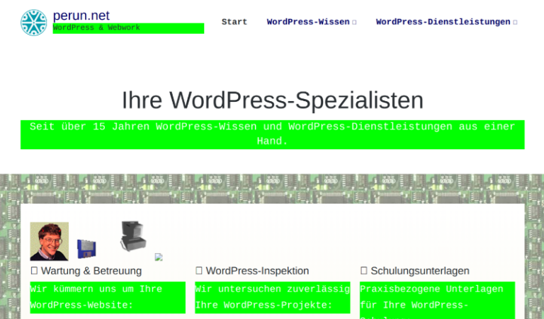 WordPress und die Zukunft der Themes – perun.net
